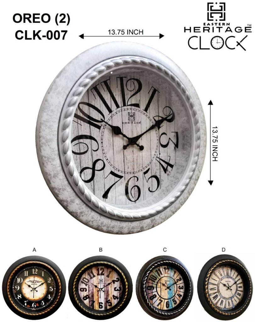 Heritage Oreo II Wall Clock – heritagepk
